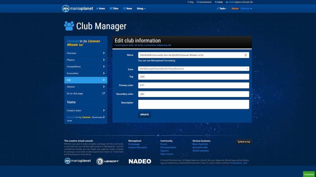 Maniaplanet 4 Preview #2 – Nadeo Live Part#1 | ManiaPlanet Blog
